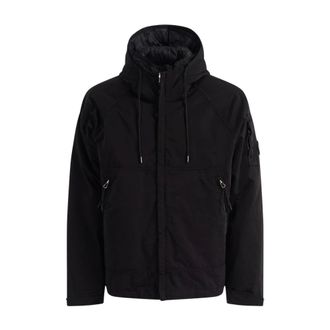 C.P. Company C.p. Company - Veste Moyenne dExt&eacute;rieur en Micro - Homme - Vestes - Noir - Taille: M