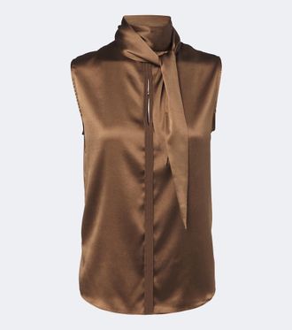 Dorothee Schumacher Top Sense of Shine aus einem Seidengemisch