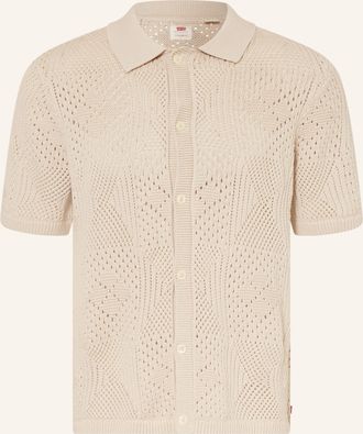 Levi's Strickhemd Standard Fit beige