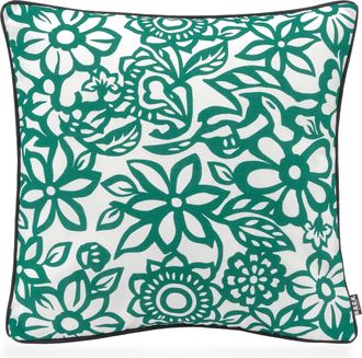 H.O.C.K. Paloma Outdoor Kissen inkl. Füllung und Matratzenkissen (50x50cm, Petrol)