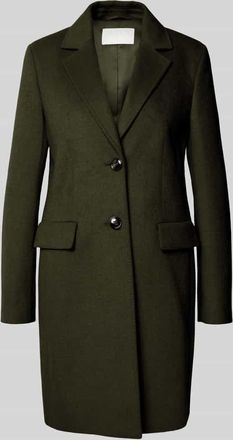 Jake*s Regular Fit Mantel mit Lanawoll-Anteil und Reverskragen