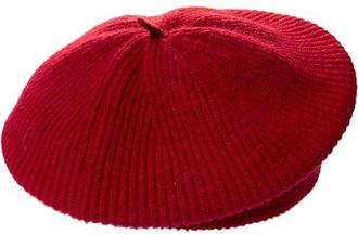 Isotoner Béret Femme Ultra Doux, en Viscose, Extensible et Resistant, TU, Rouge