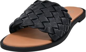 Bugatti Damen, Flache Sandale, Schwarz, 36 EU