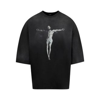 Willy Chavarria Homme, Tops, Noir, Taille: L T-shirt