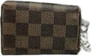 Louis Vuitton unisex, Pre-owned, Brun, Taille: ONE Size Porte-cl&eacute;s en cuir Pre-owned