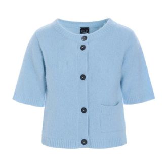 Bitte Kai Rand Gilet en maille - Femme - Pulls - Bleu - Taille: 44 FR