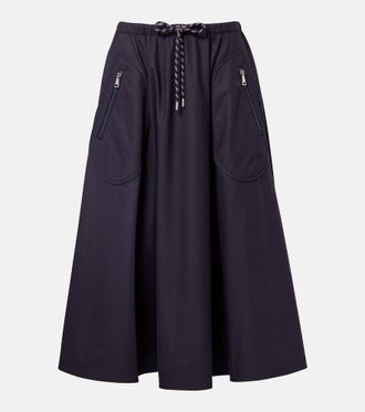 Moncler Midirock aus Jersey