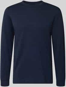 Tom Tailor Regular Fit Langarmshirt aus reiner Baumwolle