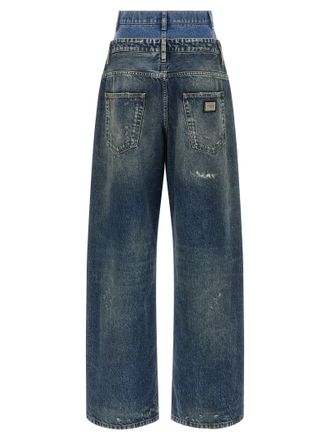 Dolce & Gabbana Womens Blue Cotton Jeans Denim Clothing