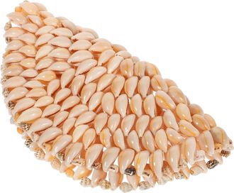 DOITOOL Rustikaler Muschel untersetzer Hitzebest&auml;ndig Leichter Isolier tischschutz f&uuml;r Kaffee Tee Getr&auml;nke Vielseitig Wiederverwendbar Nat&uuml;rliche Dekoration Z