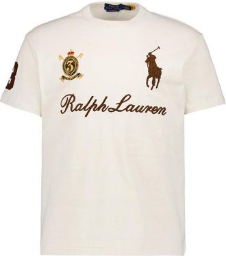 Polo Ralph Lauren Herren T-Shirt wei&szlig; Baumwolle Classic Fit