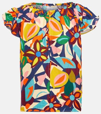 Velvet Top Teresa imprimé