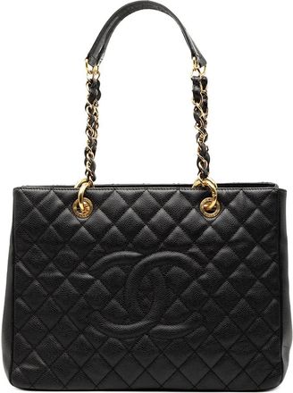 Chanel Shopper - Caviar Grand Shopping Tote - Gr. unisize - in Schwarz - f&uuml;r Damen