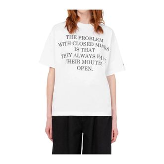 Moschino T-Shirt Problem - - Tops - Damen - Wei&szlig; - L