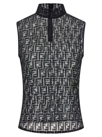 Fendi Ff Haut en dentelle