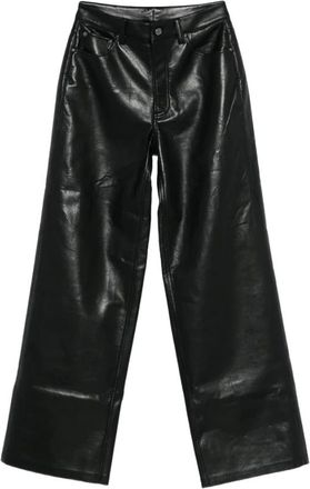 Anine Bing Femme, Pantalons, Noir, Taille: W26 Leather Pant
