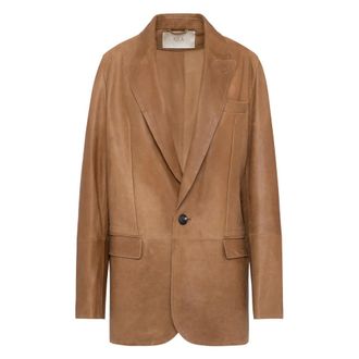 Tela Femme, Vestes, Brun, Taille: 38 FR Giacca Golden