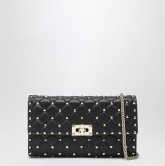 Valentino Garavani Rockstud Spike Umh&auml;ngetasche schwarz