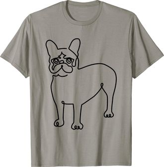 Huebucket Frenchie Line Minimal T-Shirt