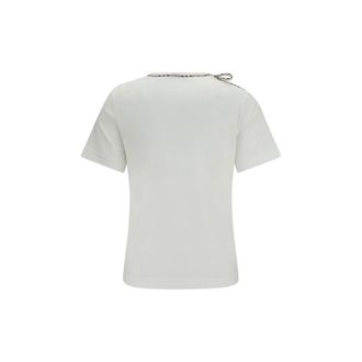 Burberry Womens White Cotton T-Shirt