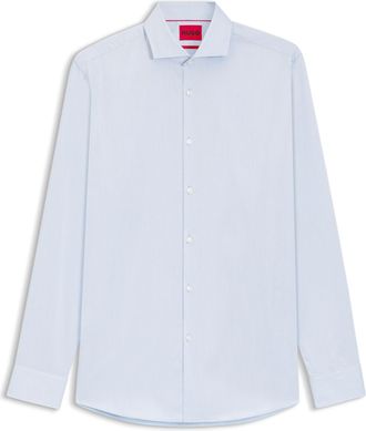 HUGO BOSS Herren Kason Shirt, Light/Pastel Blue459, 47 EU