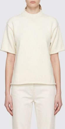 Bottega Veneta Kurz&auml;rmeliger Pullover mit Rundhalsausschnitt aus Wolle mit Rippb&uuml;ndchen