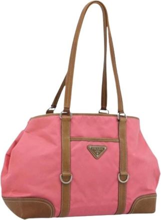 Prada Sac cabas vintage Pre-owned - Femme - Pre-owned - Rose - Taille: ONE Size