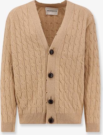 Amaranto Wool and cashmere cardigan - AMARANTO - gender_Man