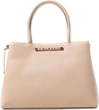 Twinset Femme, Sacs, Rose, Taille: ONE Size Lettering 2.0 Tote