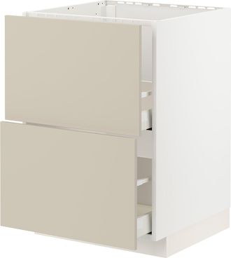 IKEA METOD / MAXIMERA Unterschr. f Spüle/2 Fronten/2Sch