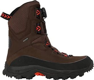 Viking Viking Chaussures de marche unisexe Villrein High GTX Boa, Marron foncé et rouge, 46 EU