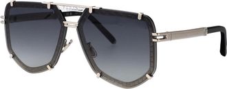 Philipp Plein unisex, Accessoires, Noir, Taille: 66 MM Lunettes de soleil Plein Legacy