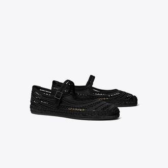 Tory Burch Open Weave Mary-Jane-Espadrille