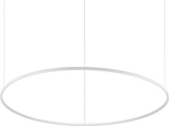 Ideal Lux Ideal Lux ORACLE Ringintegrierte LED-Pendel-Deckenleuchte Weiß 150cm 3000K