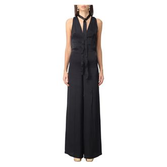 Twinset Femme, Combinaisons et Ensembles, Noir, Taille: 38 FR Robe Abito Élégante