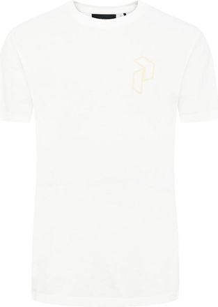 Peak Performance T-Shirt aus weicher Baumwolle mit R&uuml;cken-Print in