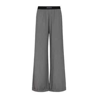 Hinnominate Hinnominate, Femme, Pantalons, Gris, Taille: 38 FR Palazzo Pant