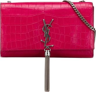 Saint Laurent Portefeuille &agrave; cha&icirc;ne Pre-owned - Femme - Pre-owned - Rose - Taille: ONE Size