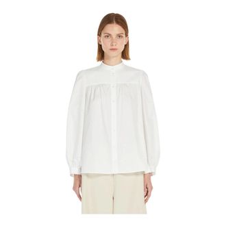 Max Mara Femme, Blouses et Chemises, Blanc, Taille: 38 FR Blouse Ribaldo