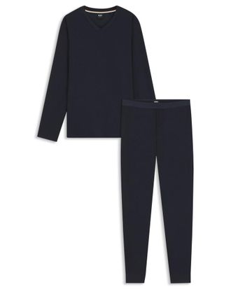 HUGO BOSS Leichter Jersey-Pyjama aus Lyocell und Stretch in