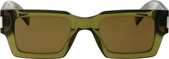 Saint Laurent Lunettes De Soleil - Vert
