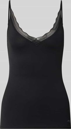 sloggi Slim Fit Top mit Spitzenbesatz Modell Go Blush