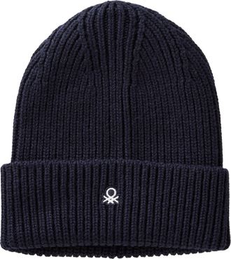 Benetton Herren Berretto 12paua00x Winter-Zubeh&ouml;r-Set, blau, 58