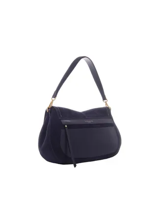 Gianni Chiarini Helena Round Shoulder Bag - Navy