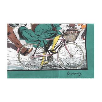 Burberry Femme, Accessoires, Multicolore, Taille: ONE Size Foulard en twill de soie imprim&eacute;