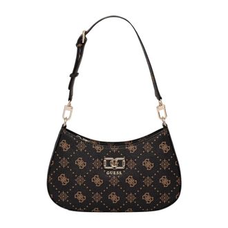 Guess Emelie Logo - Femme - Sacs - Brun - Taille: ONE Size