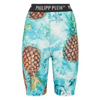 Philipp Plein Jogging Shorts Stones Pineapple Skies - - Shorts - Damen - Mehrfarbig - M