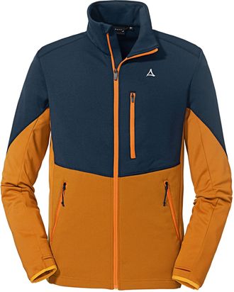 Schöffel Herren Fleece Jacket Lodron M, atmungsaktive Fleecejacke aus 4-Wege-Stretch, Funktionsjacke mit Body-Mapping Technologie und Original ÖSV Logos