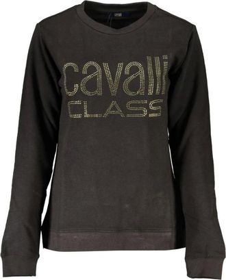 Cavalli Damen, Sweatshirts & Hoodies, Schwarzk, XSGr&ouml;&szlig;e
