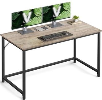 Vasagle Tisch, Computertisch, B&uuml;rotisch, 120 x 60 x 76 cm, f&uuml;r Arbeitszimmer, Schlafzimmer, Wohnzimmer, Greige meliert-tintenschwarz LWD039B02V1